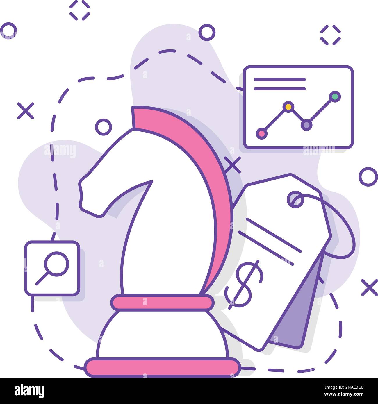 promotional strategies vector design, business corporation Joint ...