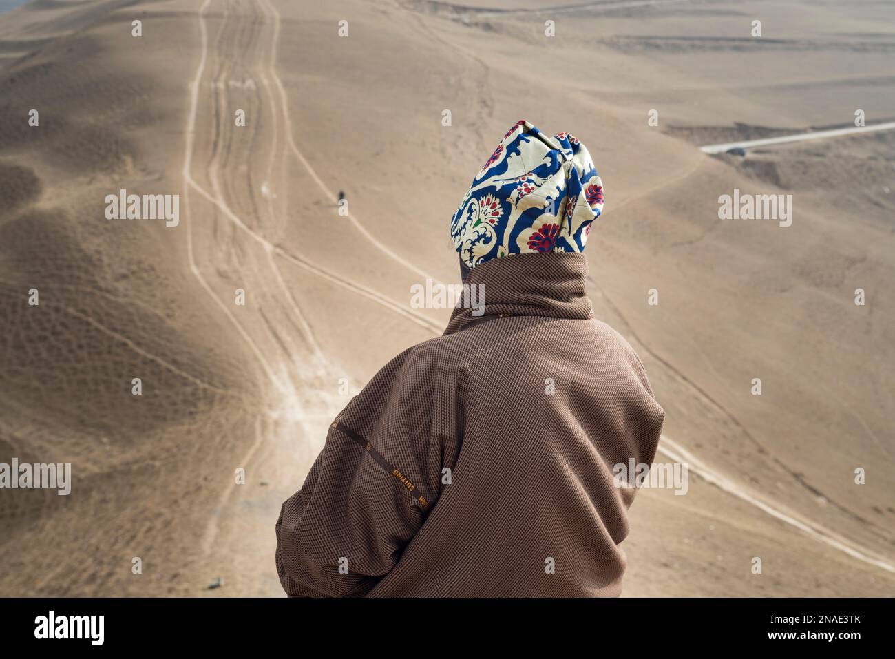 Pilgrim in Amdo Stock Photo - Alamy