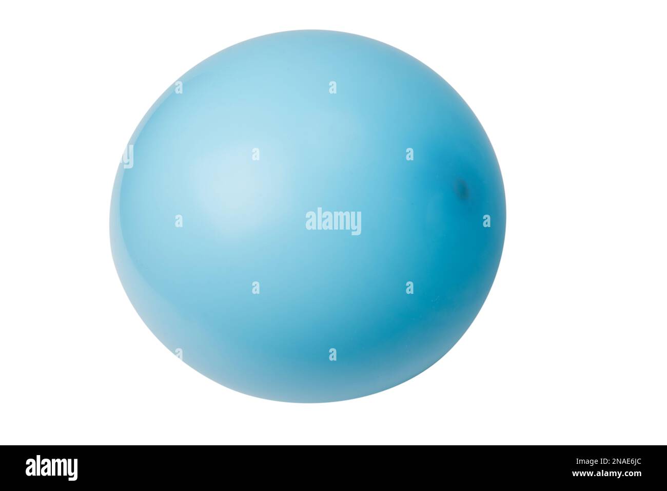 Blue ballon isolated on a white background. Copy space Stock Photo - Alamy