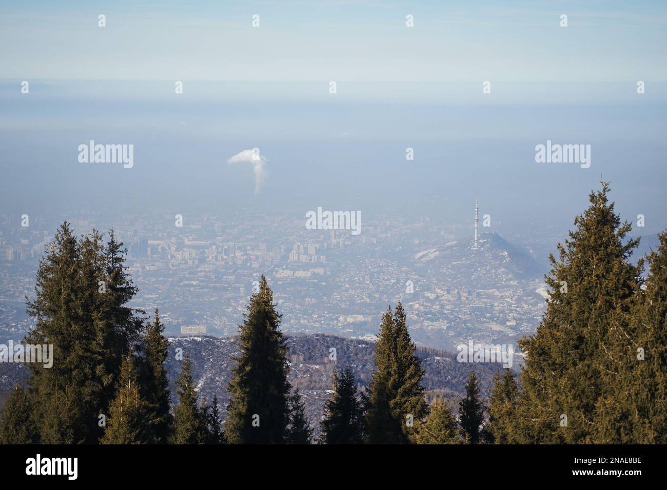 Air pollution cityscape blue sky hi-res stock photography and images ...