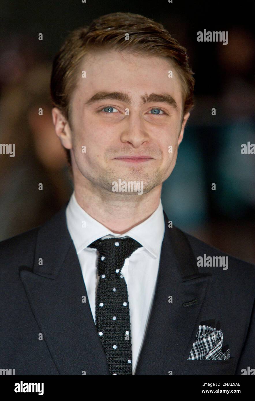 British actor Daniel Radcliffe arrives for the world premiere of The ...