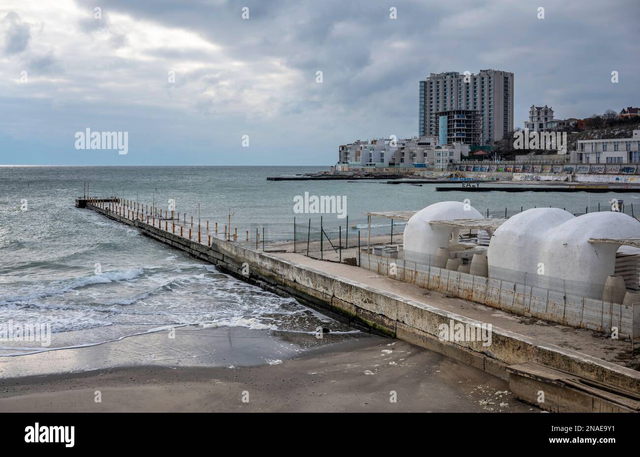 Arcadia city beach in Odessa, Ukraine Stock Photo - Alamy
