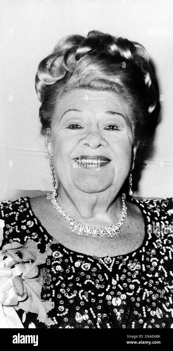 Singer Sophie Tucker is shown 1965. (AP Photo Stock Photo - Alamy