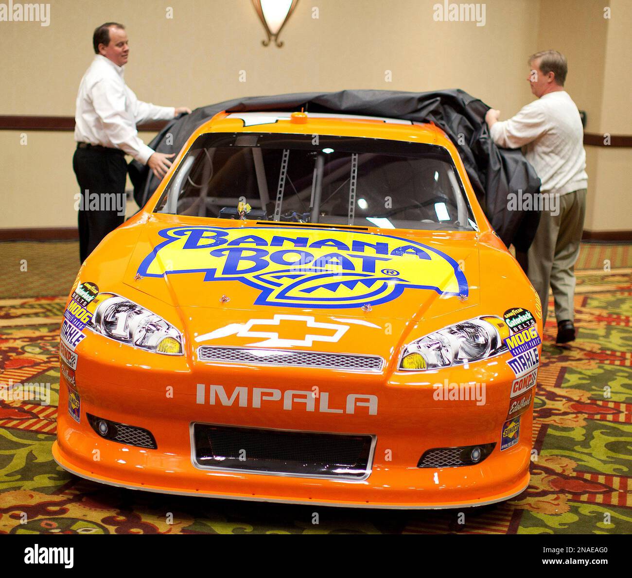 The new Banana Boat brand paint scheme on the Earnhardt Chip Ganassi ...