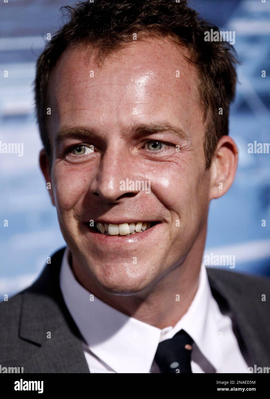 Director Asger Leth arrives at the premiere of "Man on a Ledge" in Los ...