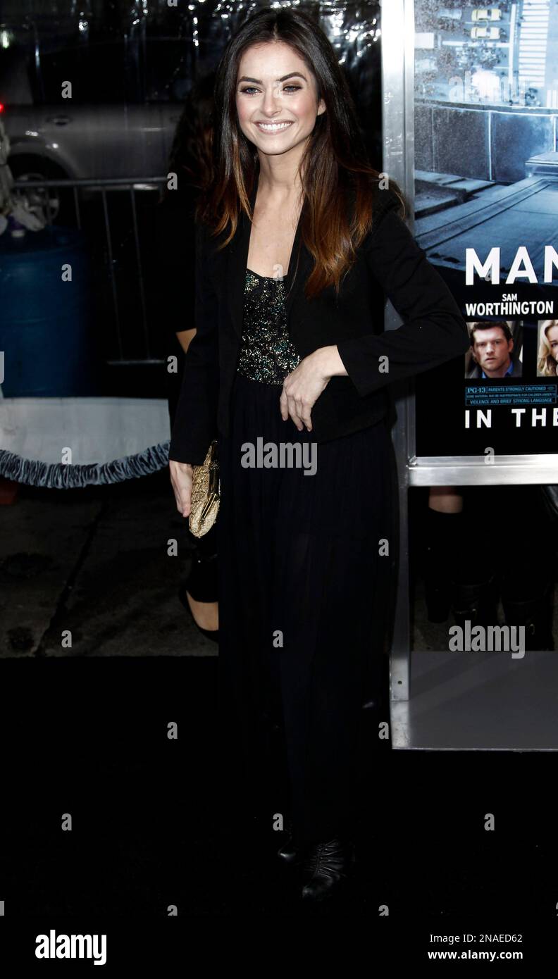 Actress Brooke Lyons arrives at the premiere of "Man on a Ledge" in Los ...