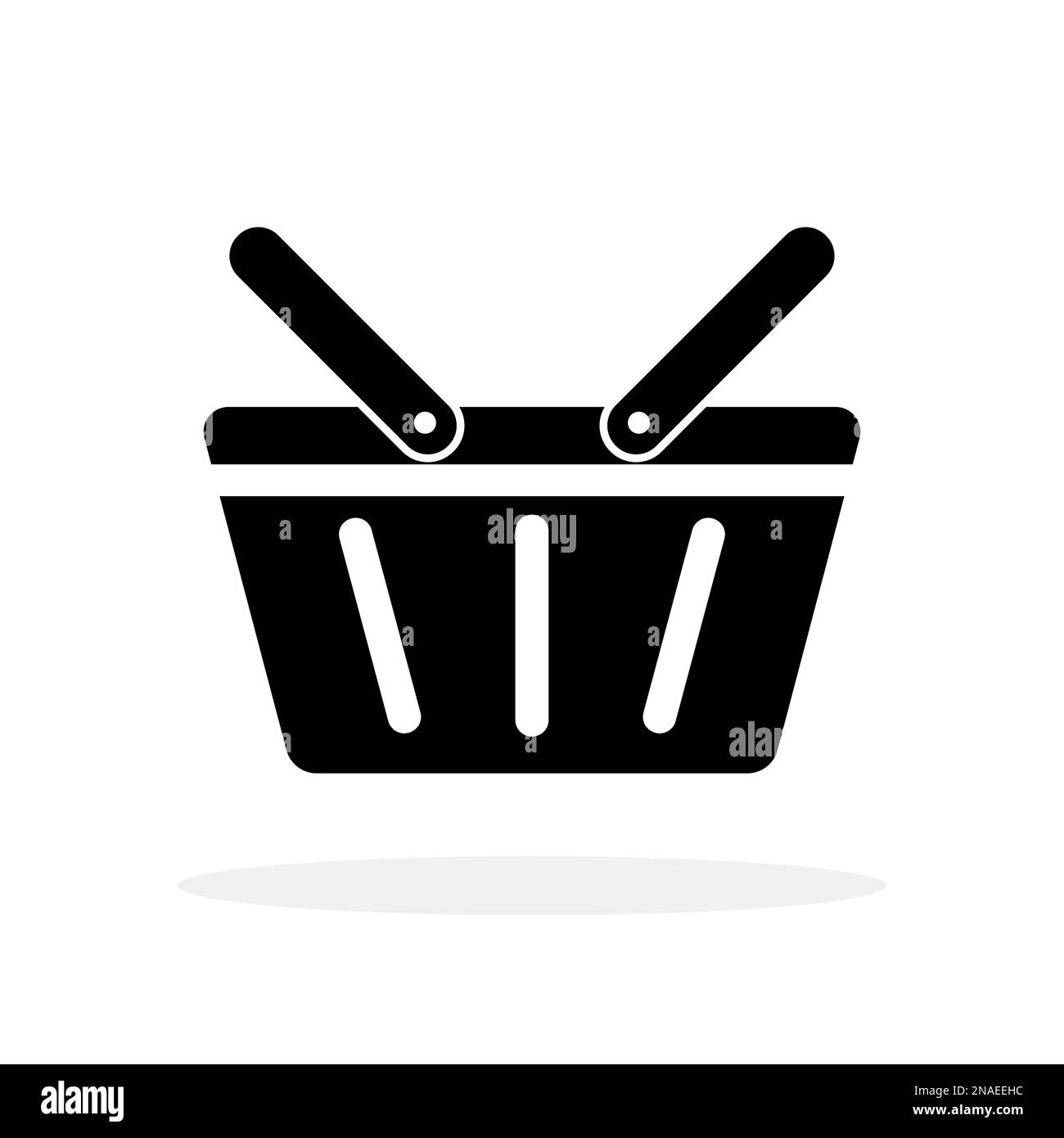 Shopping basket icon. Symbol of shopping basket. Vector illustration ...