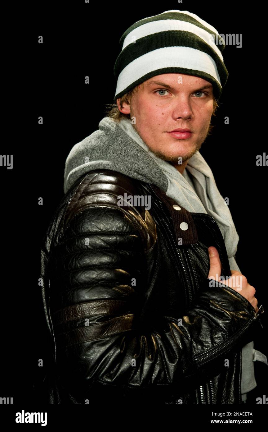 Avicii poses for a portrait in New York, Monday, Jan. 23, 2012. (AP ...