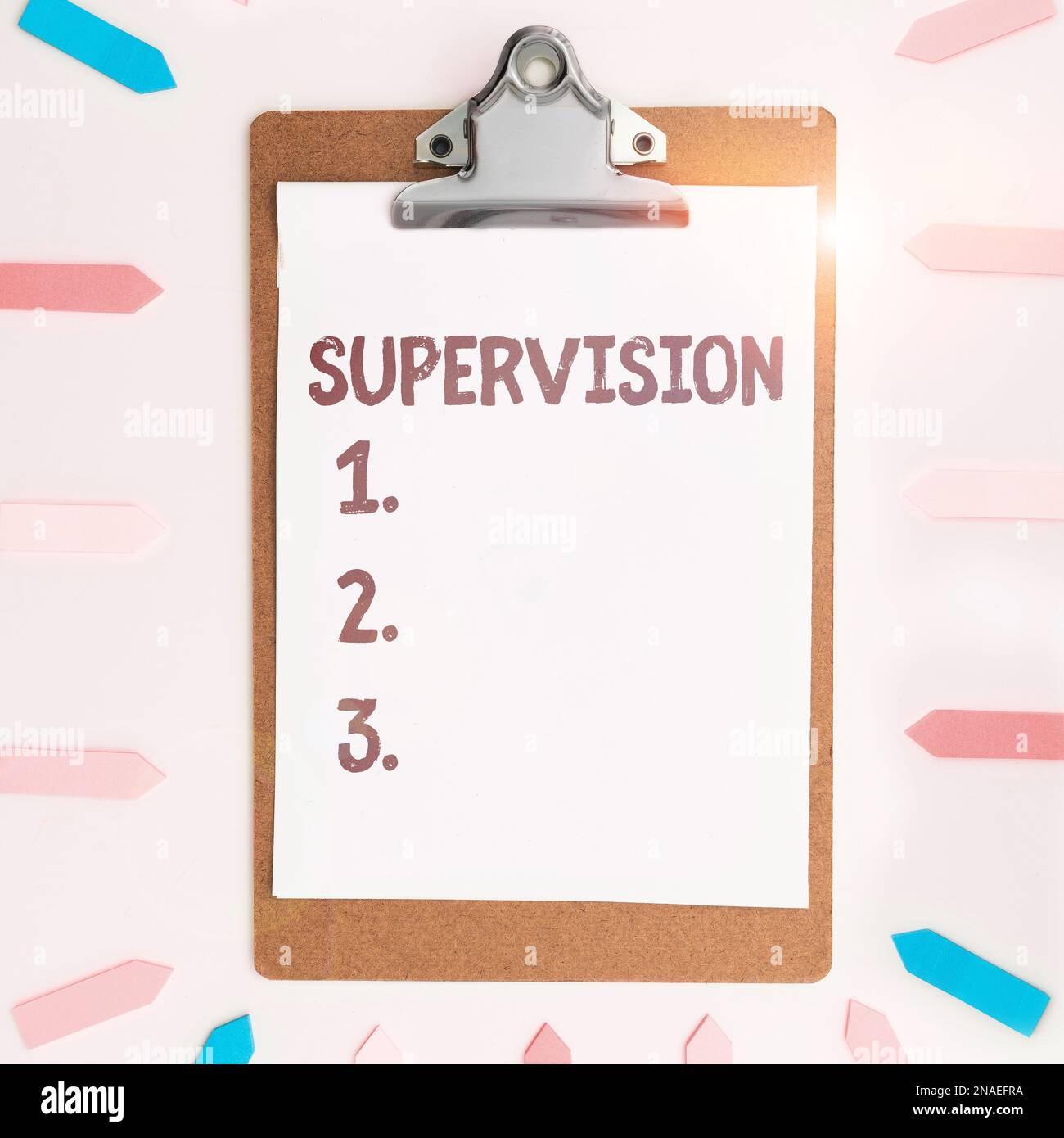 Hand writing sign Supervision. Concept meaning monitoring and ...