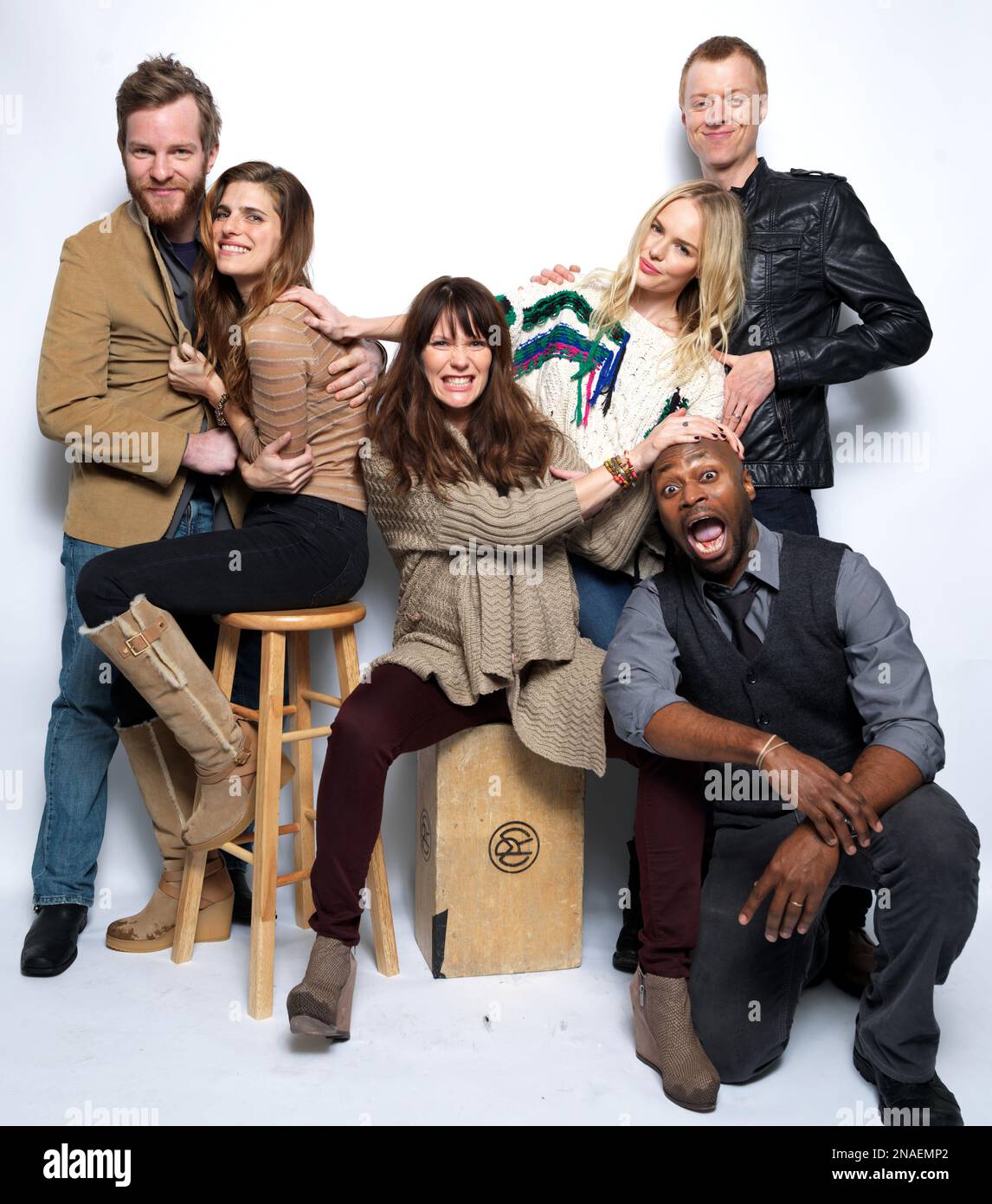 Actors, from left, Will Bouvier, Lake Bell, Katie Aselton, Kate ...