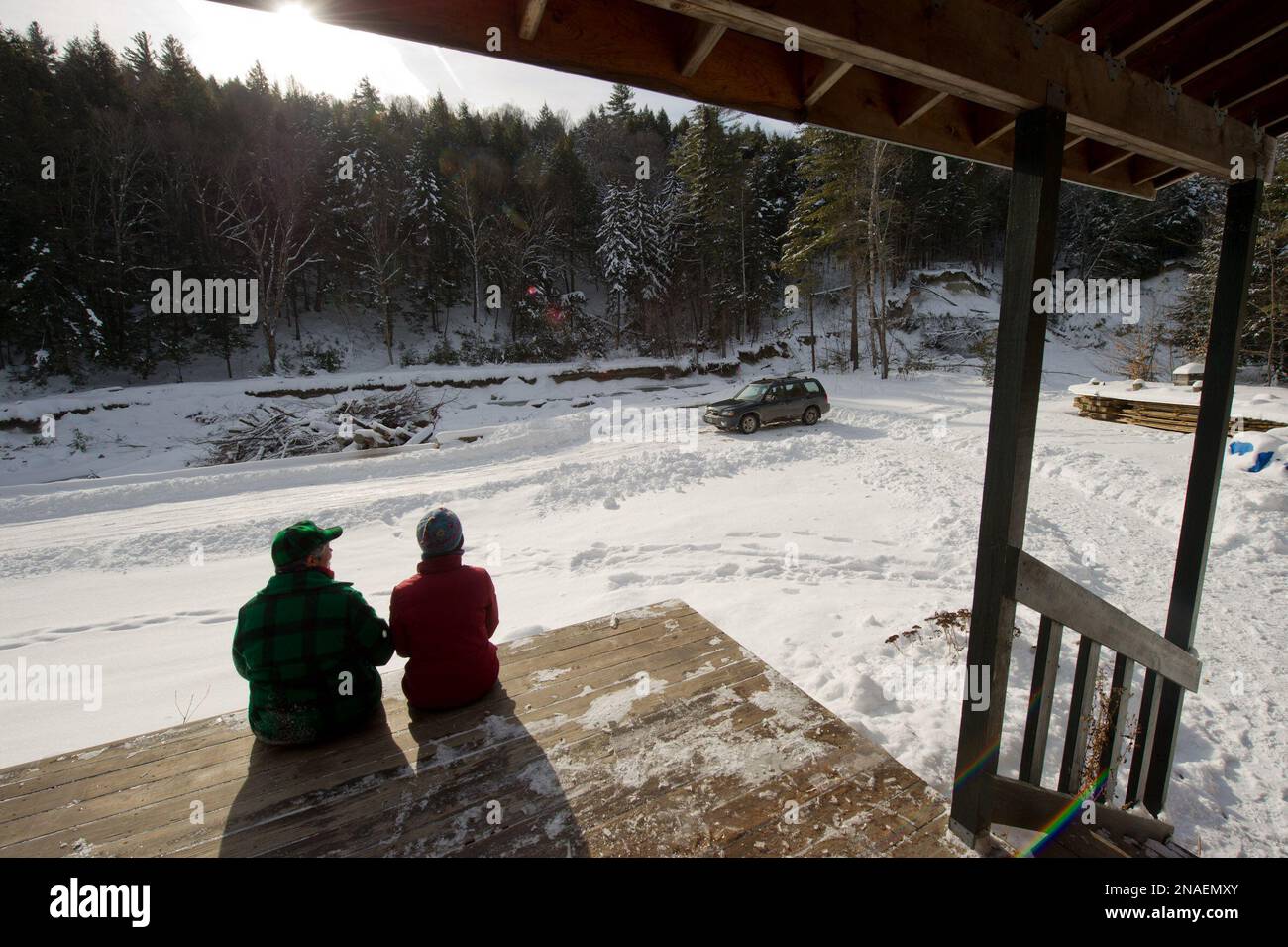 In this photo taken Jan. 16, 2012, June Tierney, left, and Kellie Burke ...