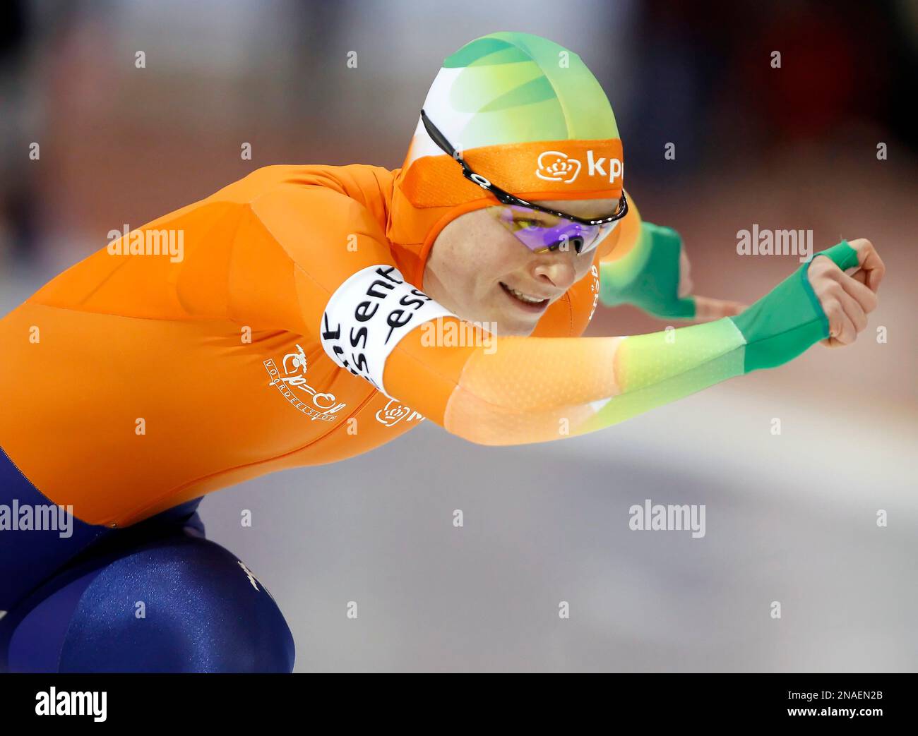 Netherland's Thijsje Oenema skates to a fifth-place finish in the women ...