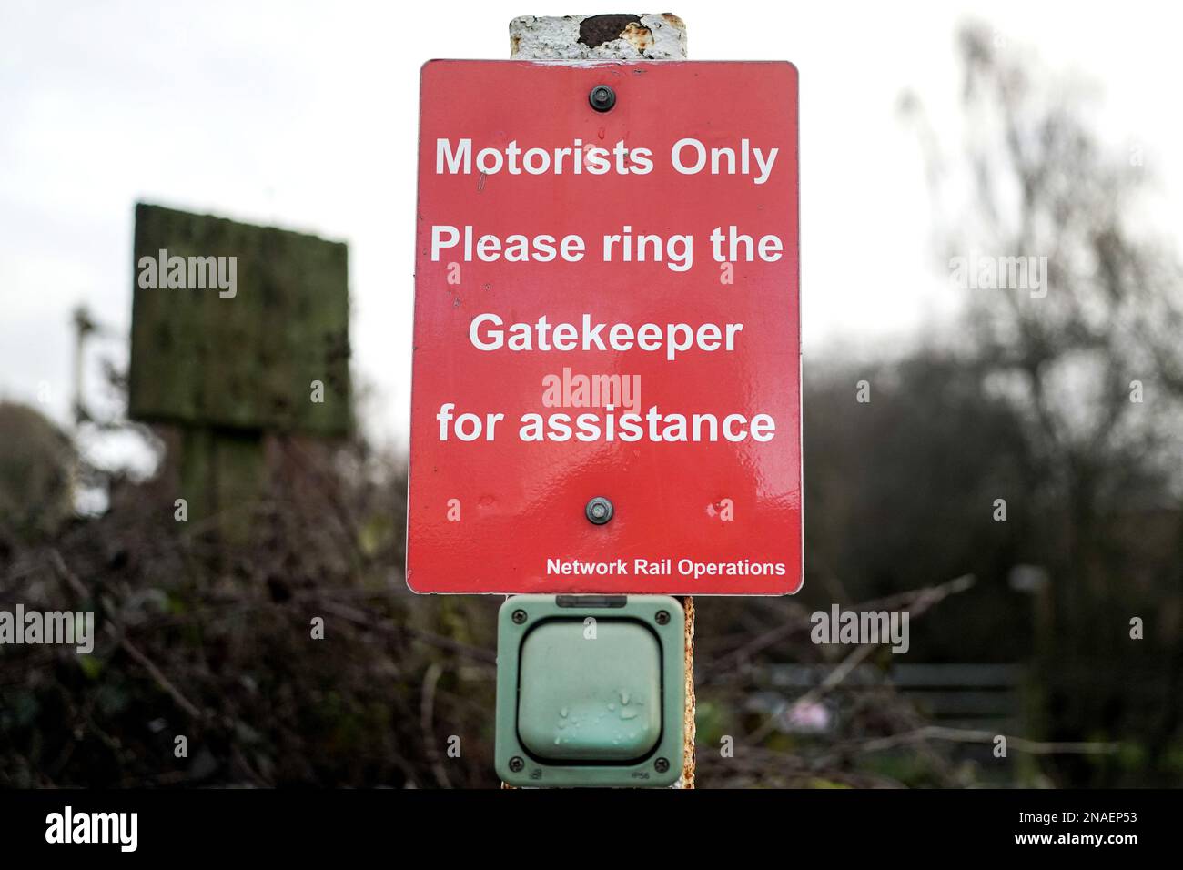 Warning notice. Fast train passing a Stop sign at an unprotected level ...