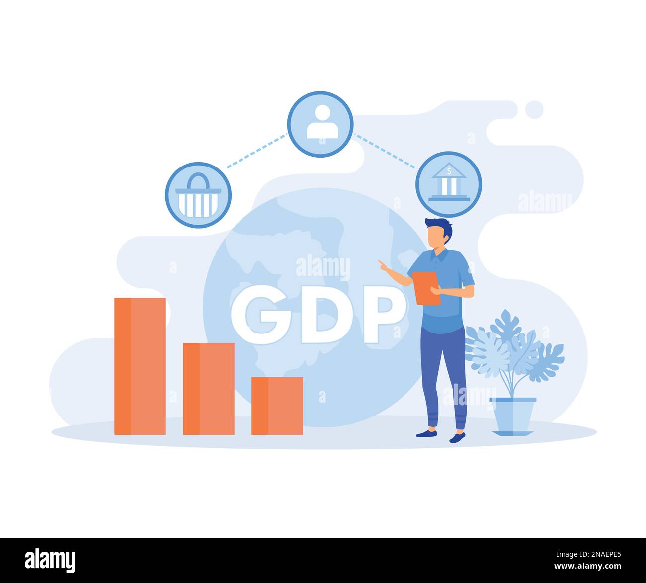 Gdp statistics Stock Vector Images - Alamy