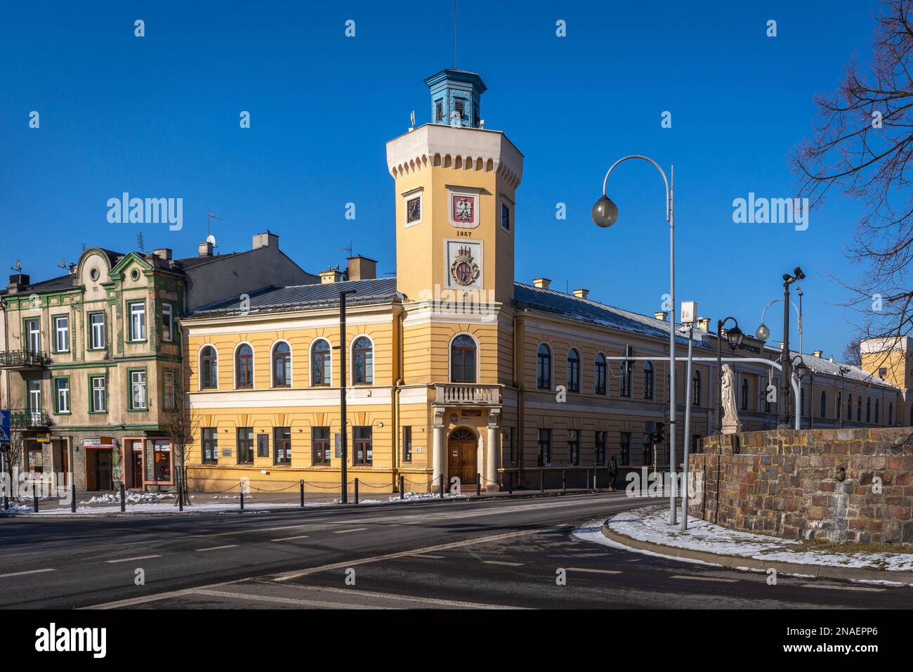 Old town in the city of Radomsko, Poland Stock Photo - Alamy