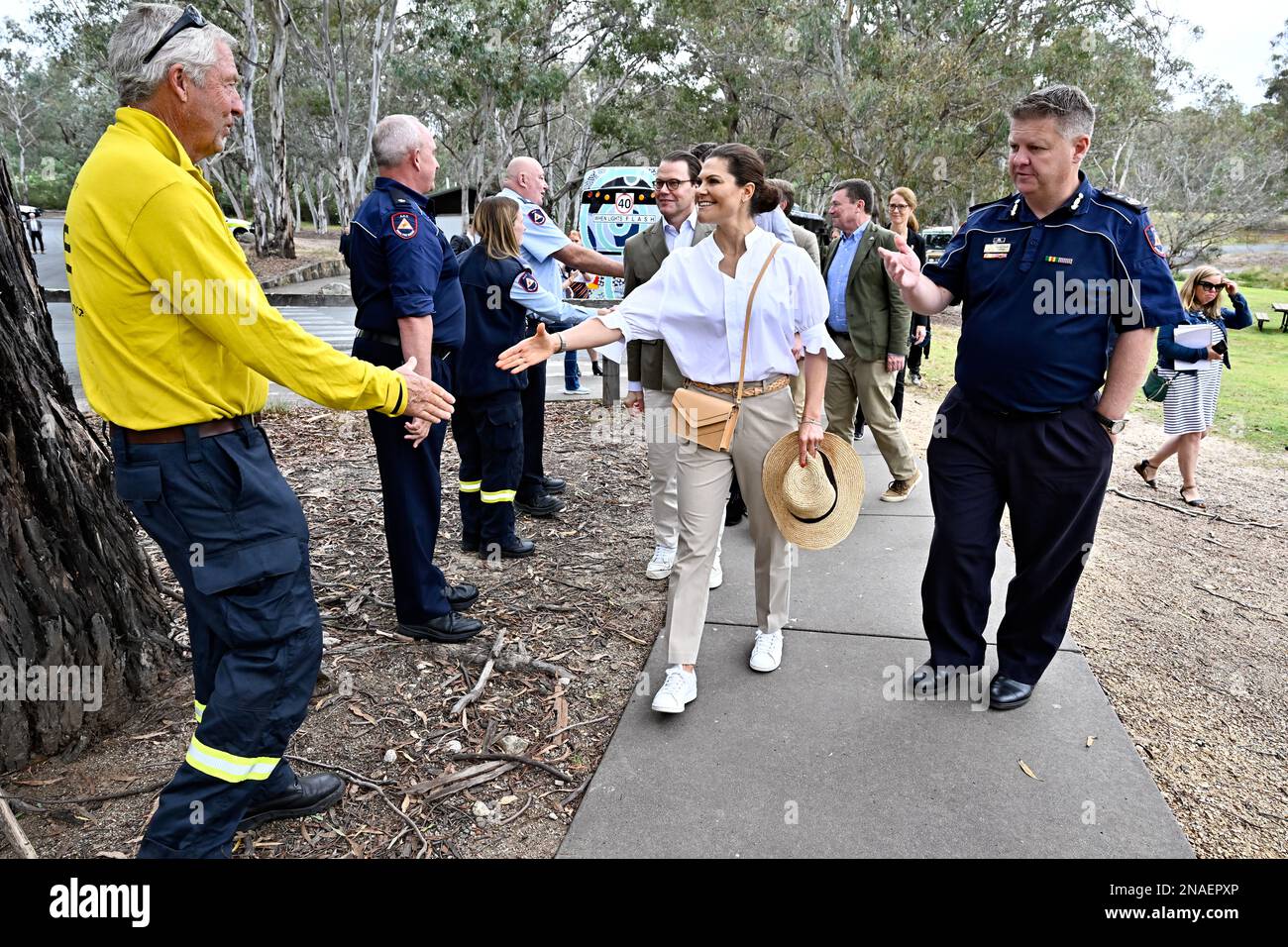 Sweden's Crown Princess Victoria and Prince Daniel during their visit ...