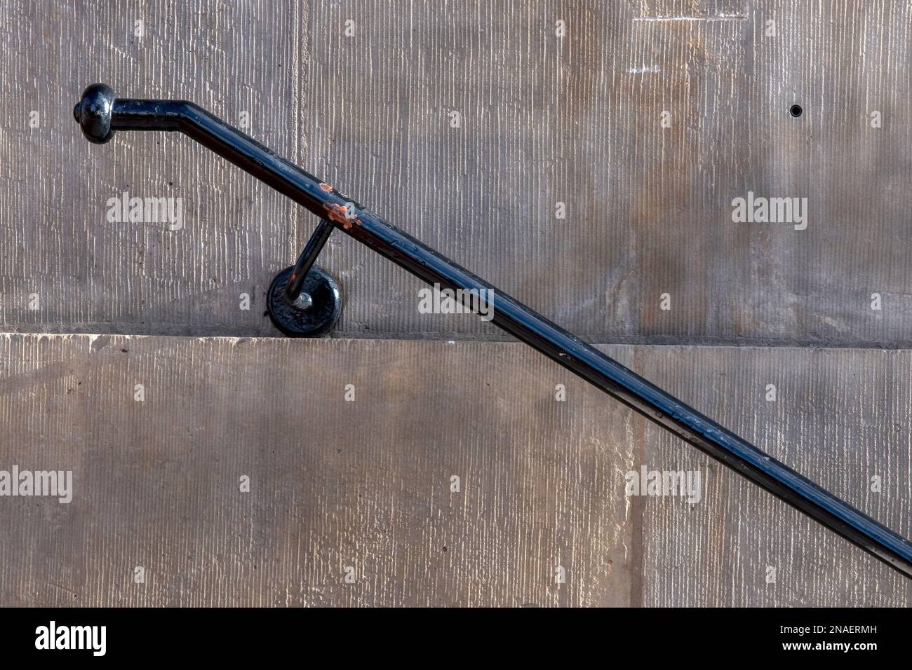 Close Up Railing Of A Staircase At Amsterdam The Netherlands 17-1-2023 ...