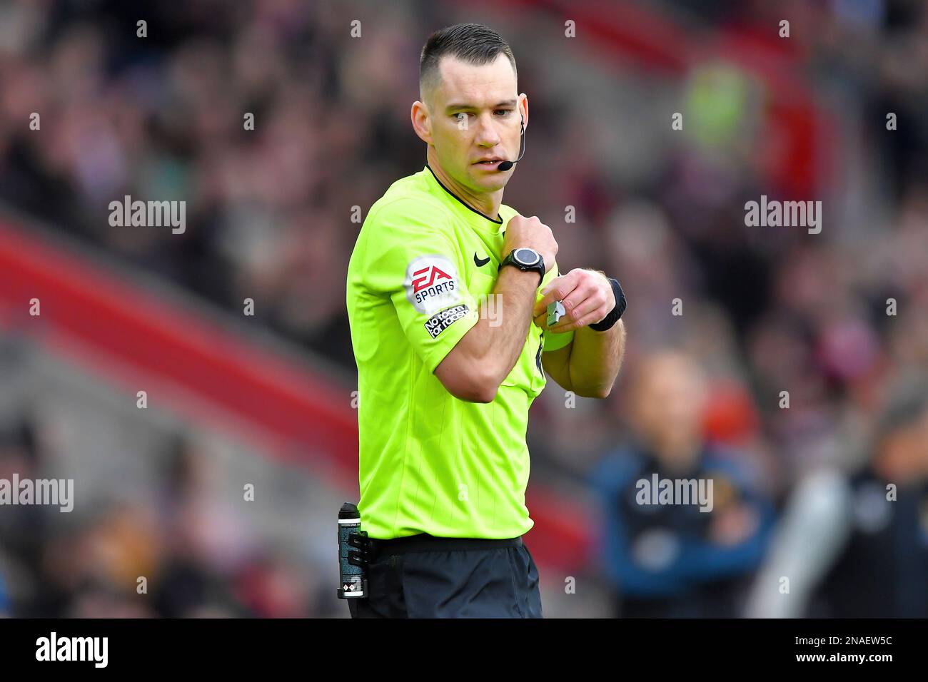 Referee, Jarred Gillett - Southampton v Wolverhampton Wanderers ...
