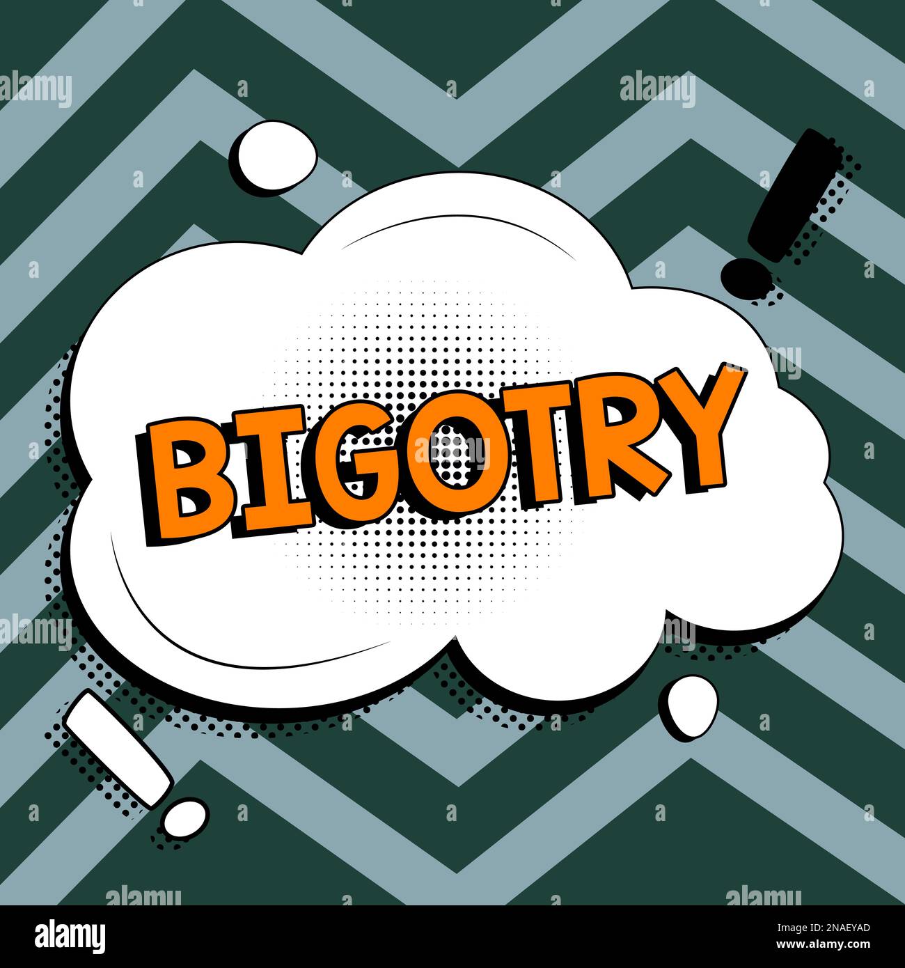 Hand writing sign Bigotry. Concept meaning obstinate or intolerant ...