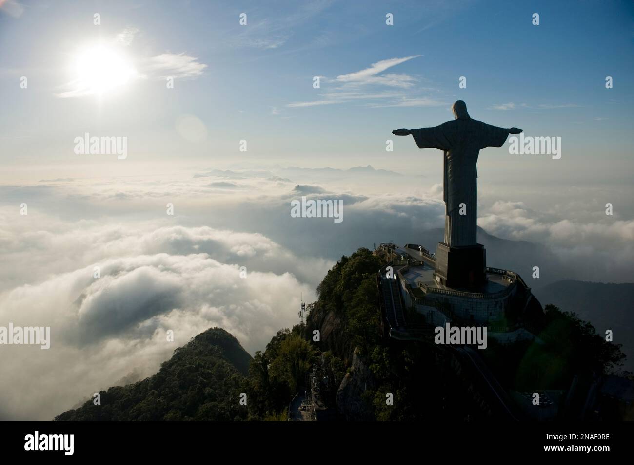 Christ the redeemer morning hi-res stock photography and images - Alamy
