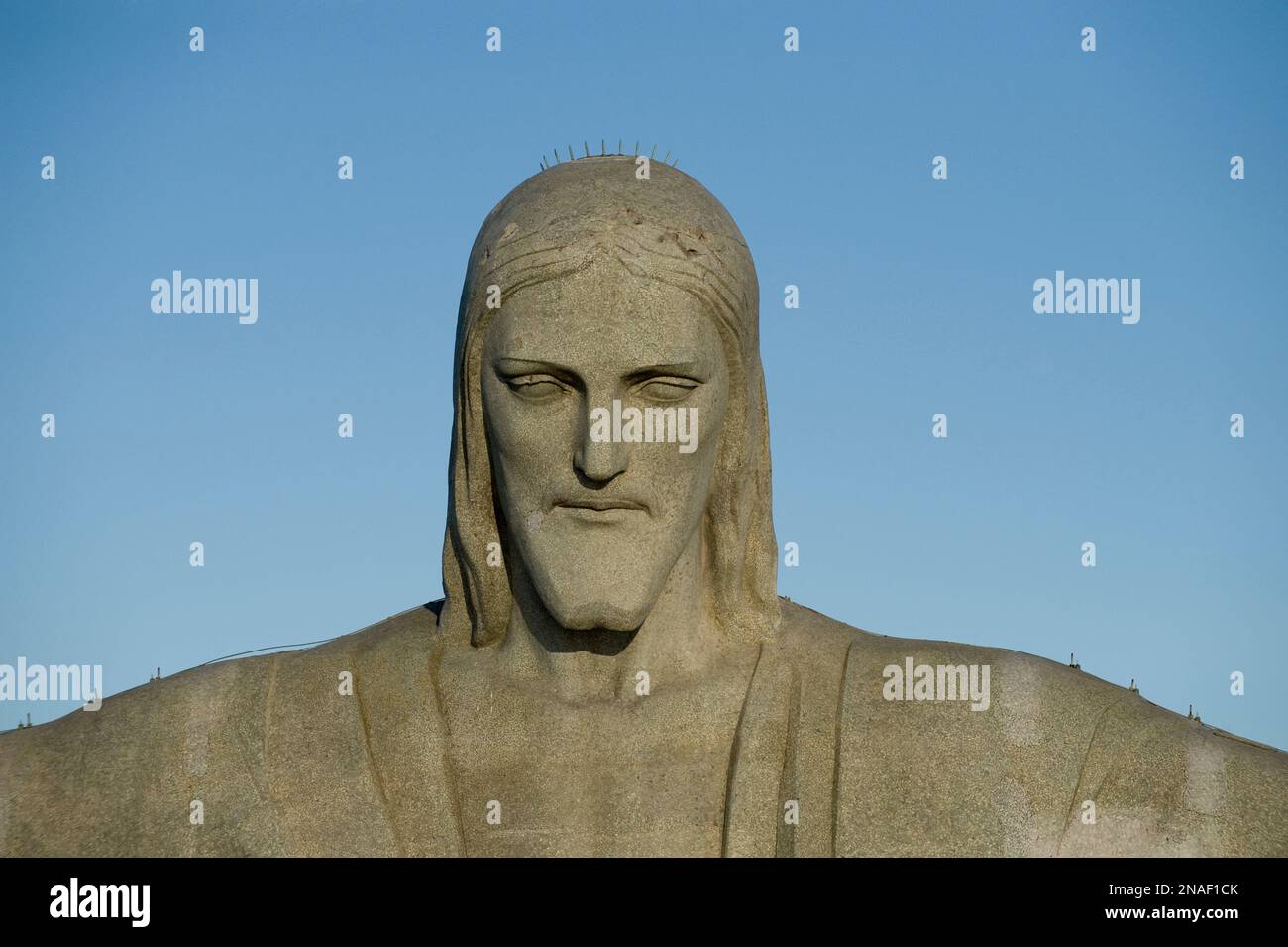 Christ the redeemer rio close up hi-res stock photography and images - Alamy