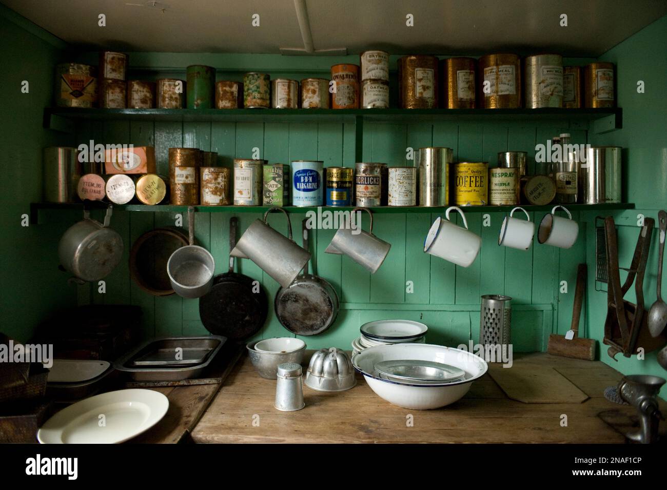 Inside historic British Port Lockroy base in Antarctica; Antarctica ...