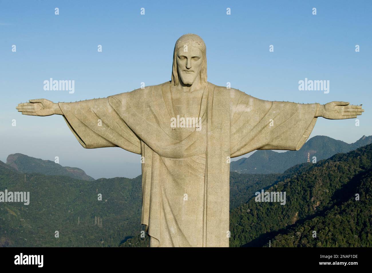 Christ the redeemer rio close up hi-res stock photography and images ...