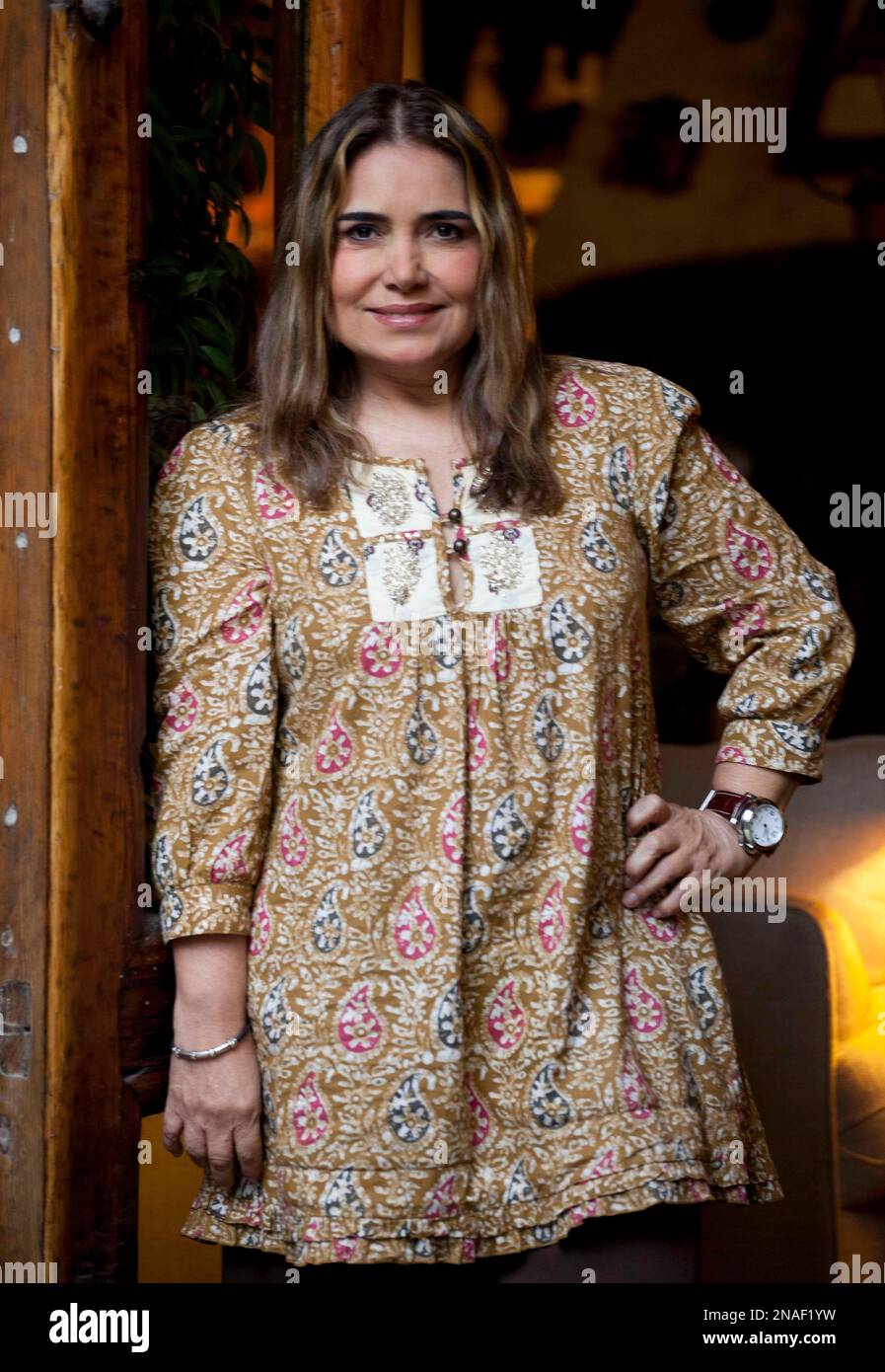 Peruvian born singer Tania Libertad poses for a photo during an ...