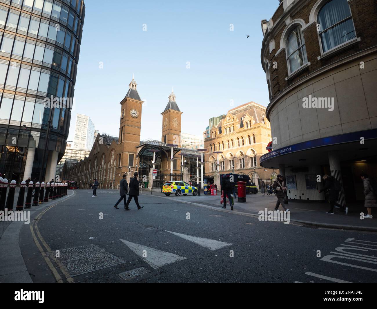 Liverpool Street London Railway Station Exterior at Liverpool Street in ...