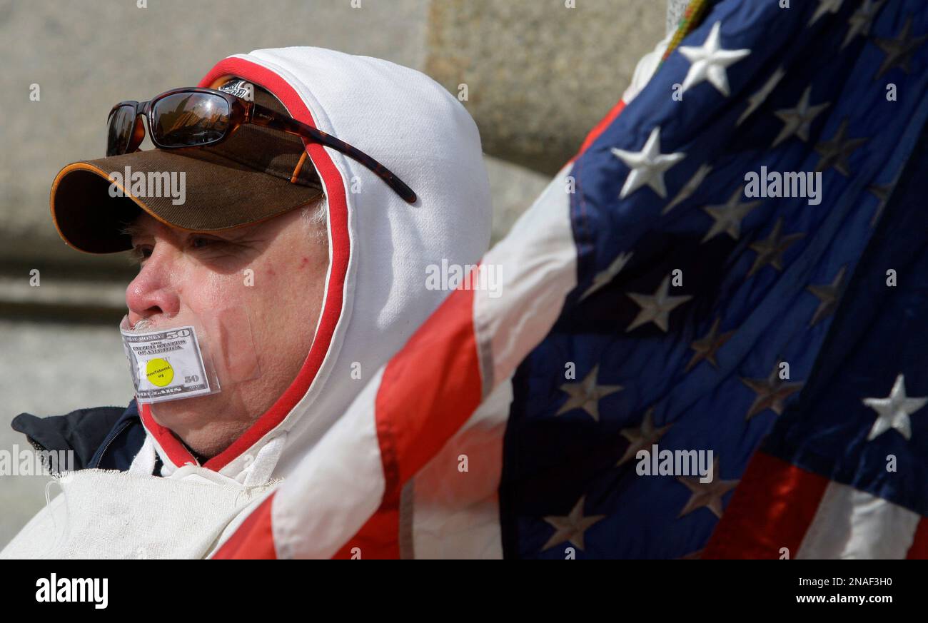 Richard Forman, 54, participates in a rally outside the federal ...