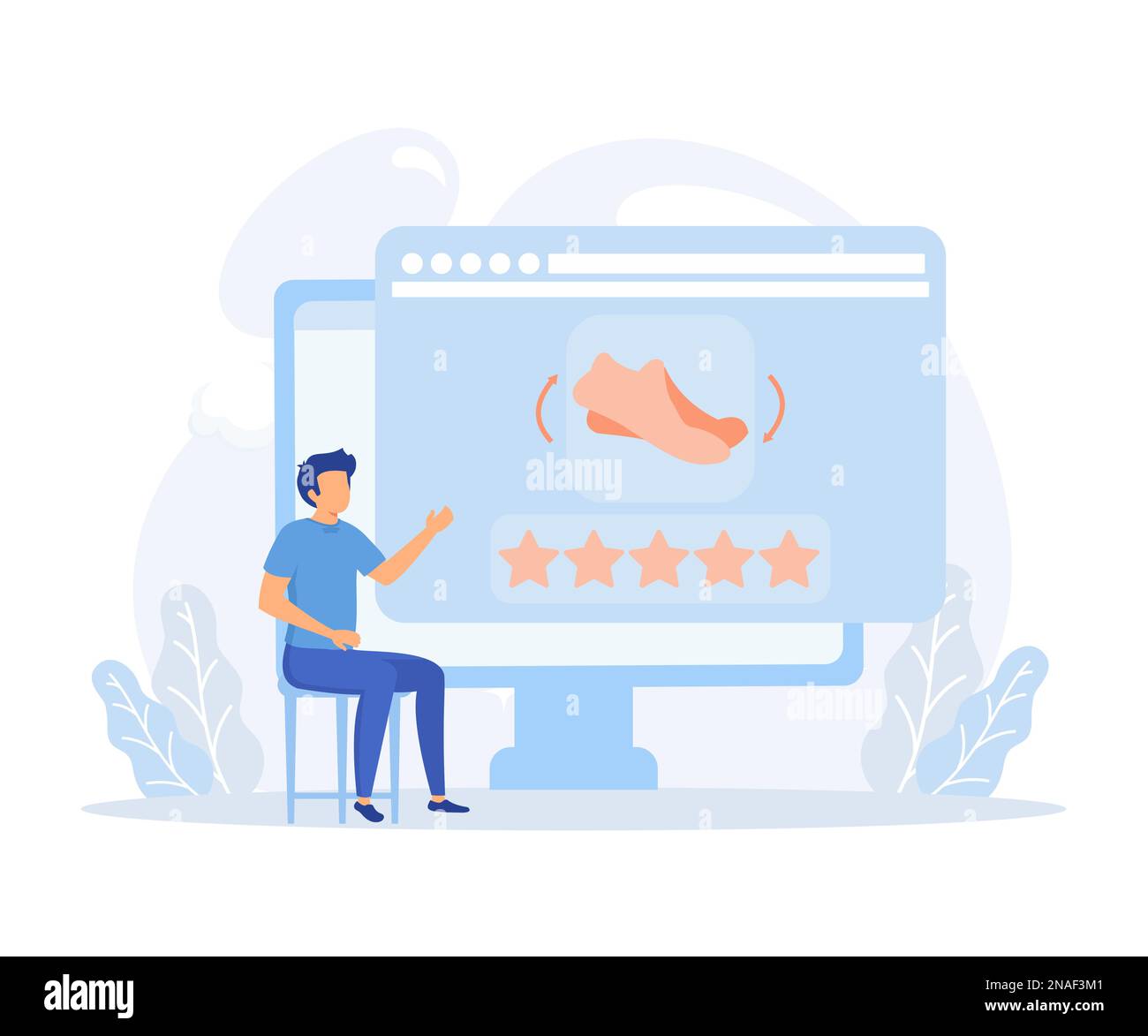 Sustainable fashion illustration. Characters sell, buy and swap used ...