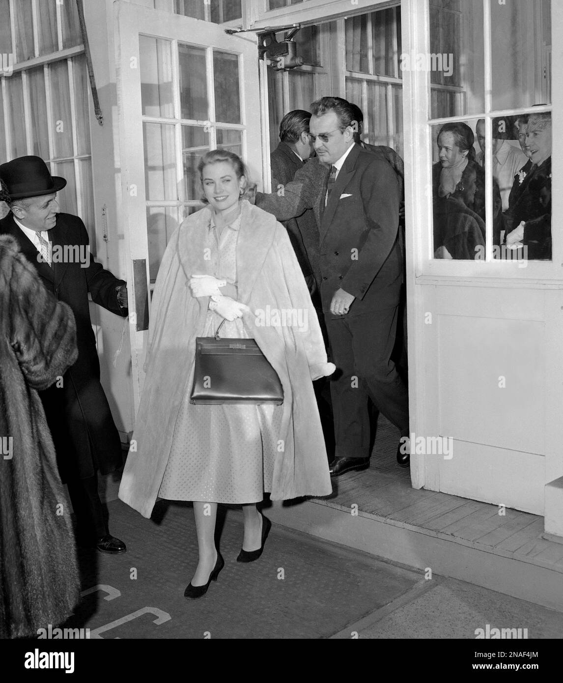 Grace Kelly, queen of the movies, whose engagement to Prince Rainier ...