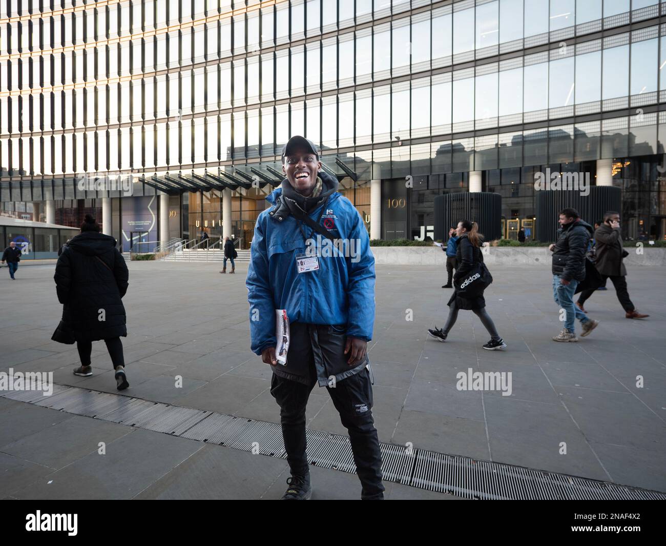 Liverpool Street London in The City of London UK. Face-to-face ...