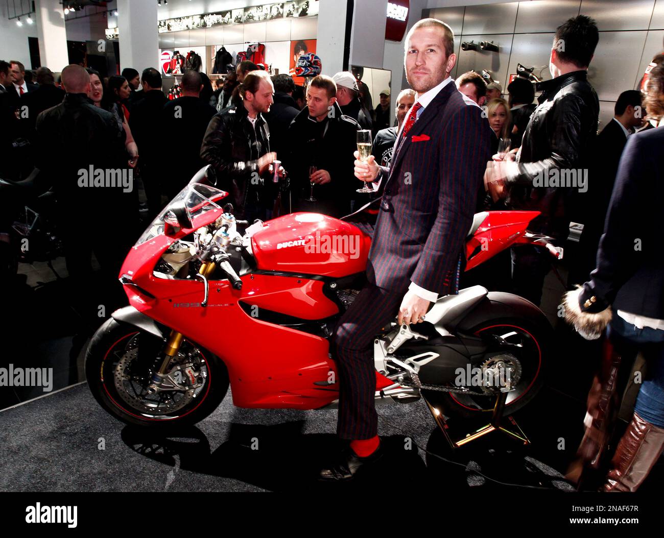 Duncan Quinn is seen at the Ducati New York Showroom Premiere on ...
