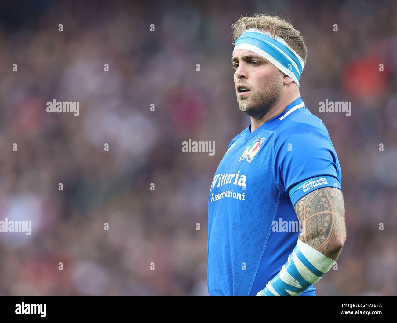 Niccolo Cannone of Italy during the 2023 Six Nations Championship ...