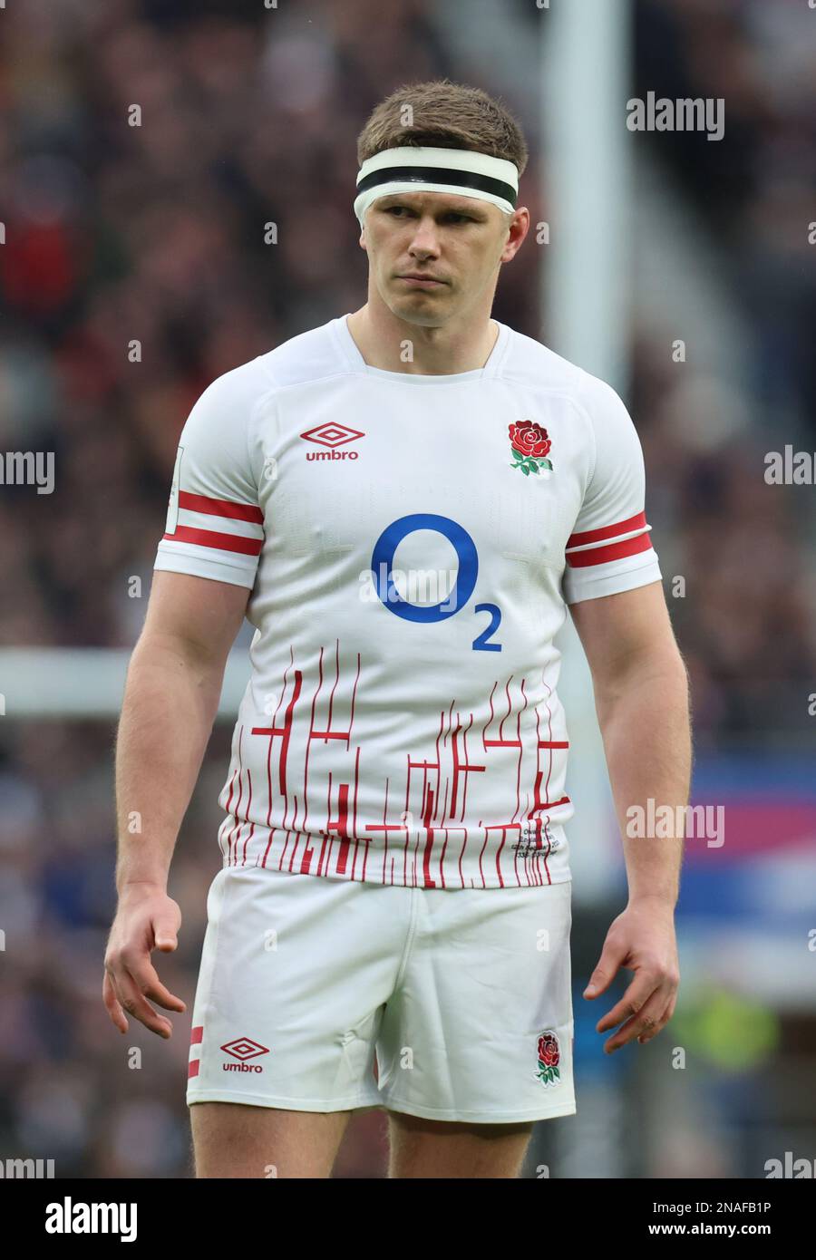 England's Owen Farrell during the 2023 Six Nations Championship second ...