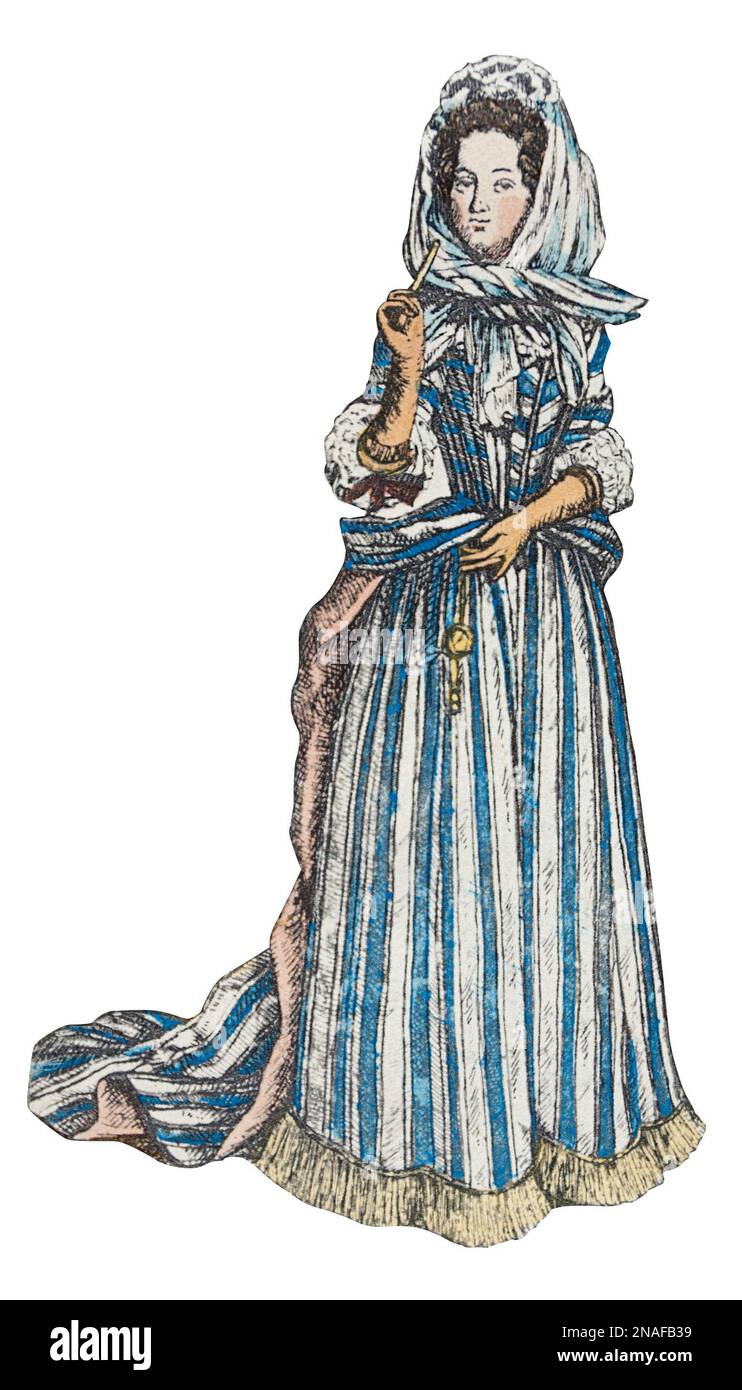 1695 french woman hi-res stock photography and images - Alamy