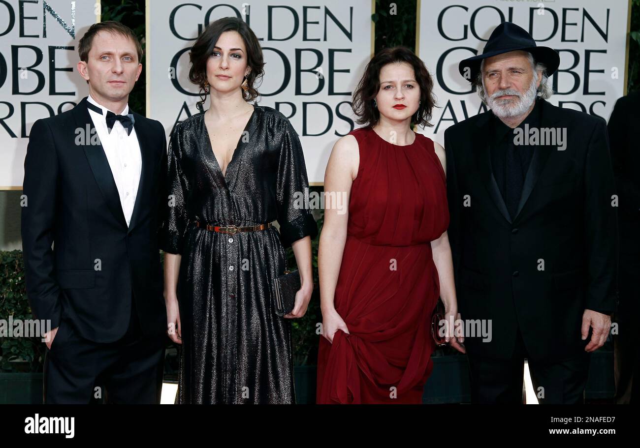 Actors Goran Kostic, Zana Marjanovic , Vanessa Glodjo, and Rade ...