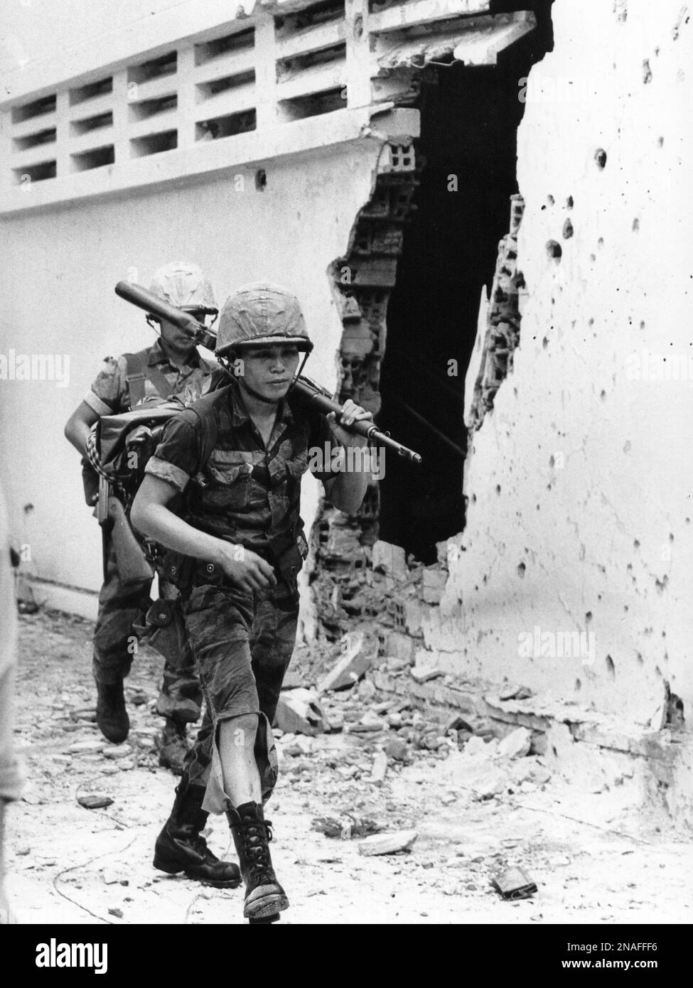 A victim of the fighting during revolt in Saigon, Viet Nam, November 2 ...