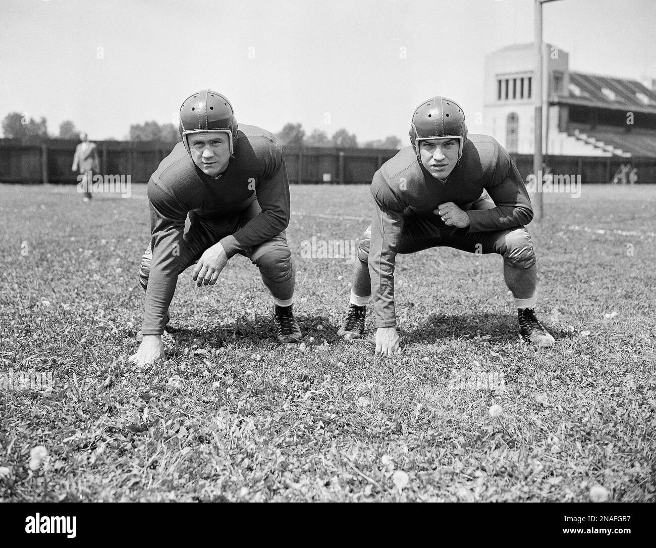 At left is Lindell Houston and Massillon Junior shown Sept. 28, 1942 ...