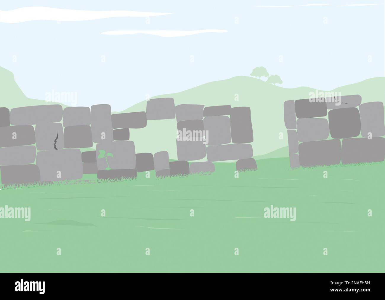 A decrepit wall with gaping holes Stock Photo - Alamy