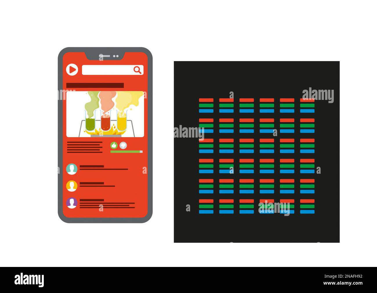 Illustration digital technology background Cut Out Stock Images ...