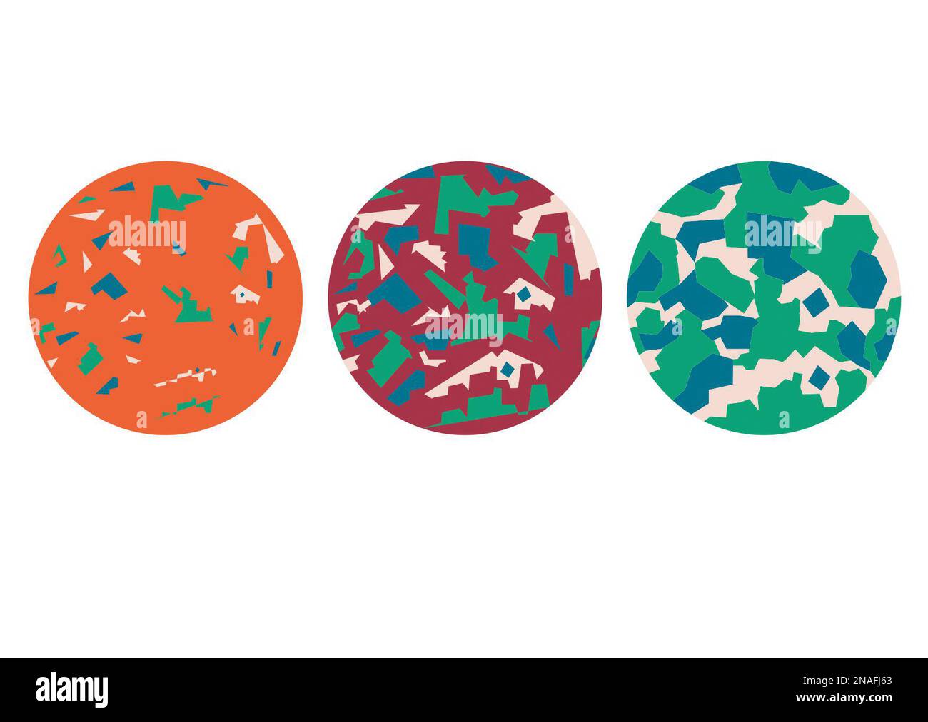 Crystallization process of igneous rocks Stock Photo - Alamy