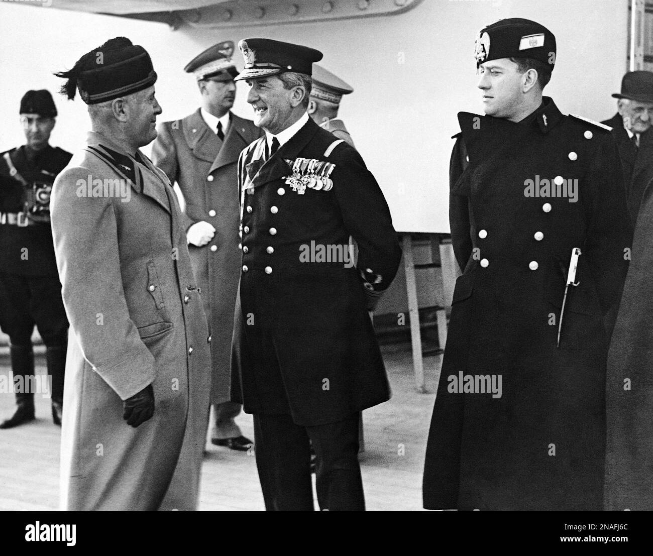 Admiral Horthy, regent of Hungary, was entertained to a big naval ...