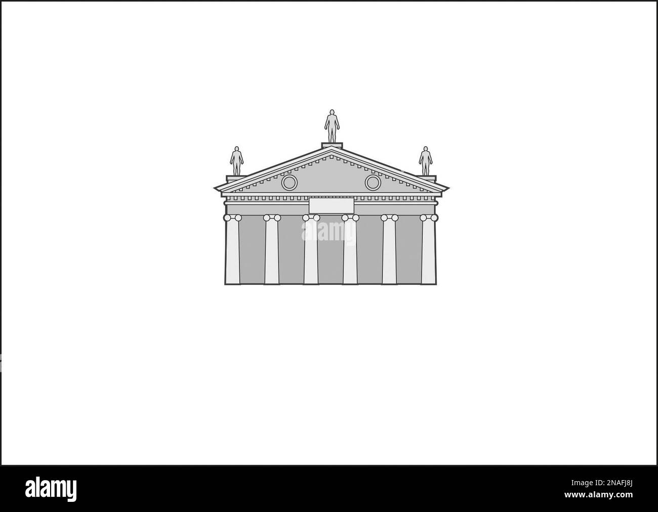 Illustration of an acroterion - a decorative sculpture or ornament at ...