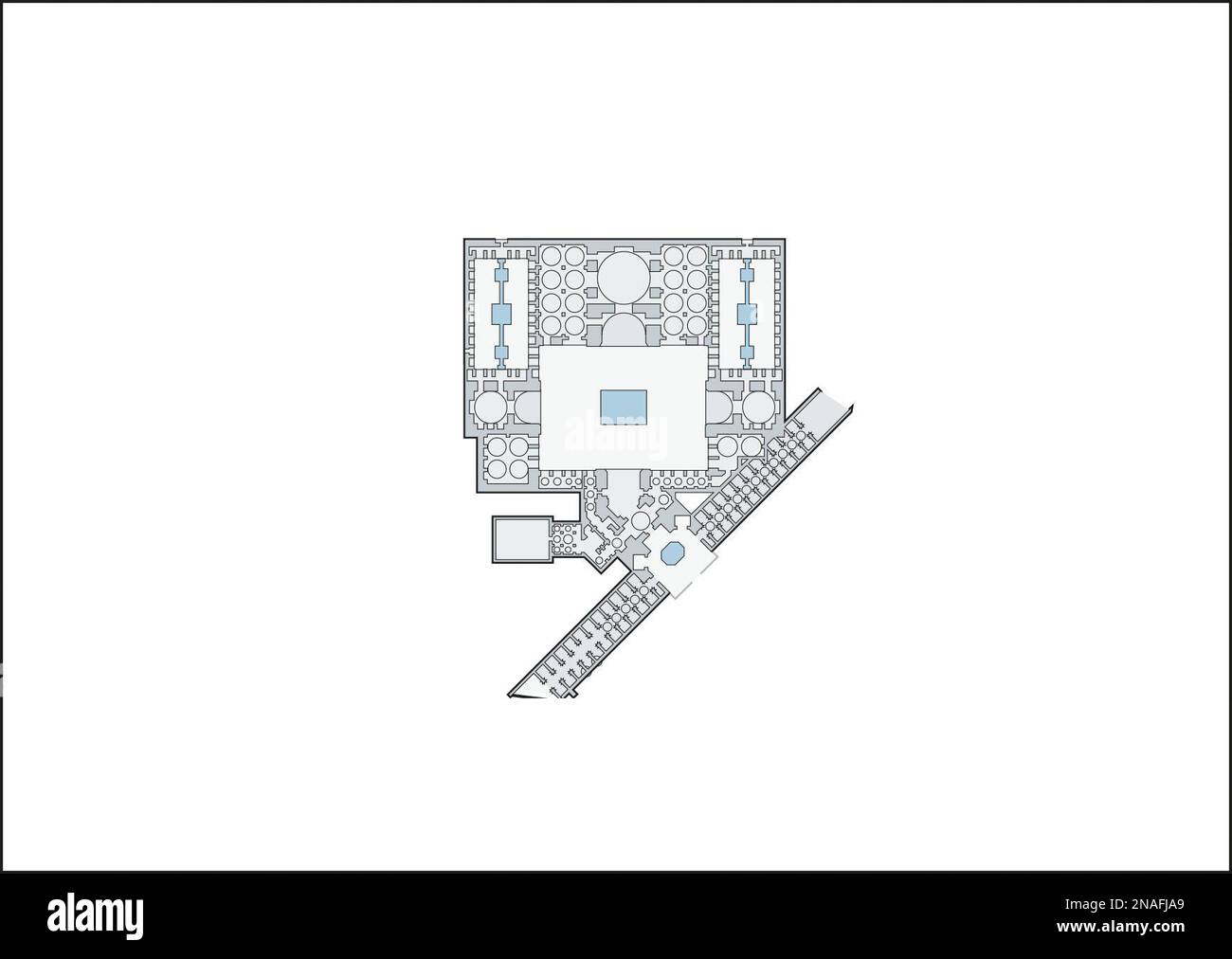 Shah Mosque layout Stock Photo - Alamy