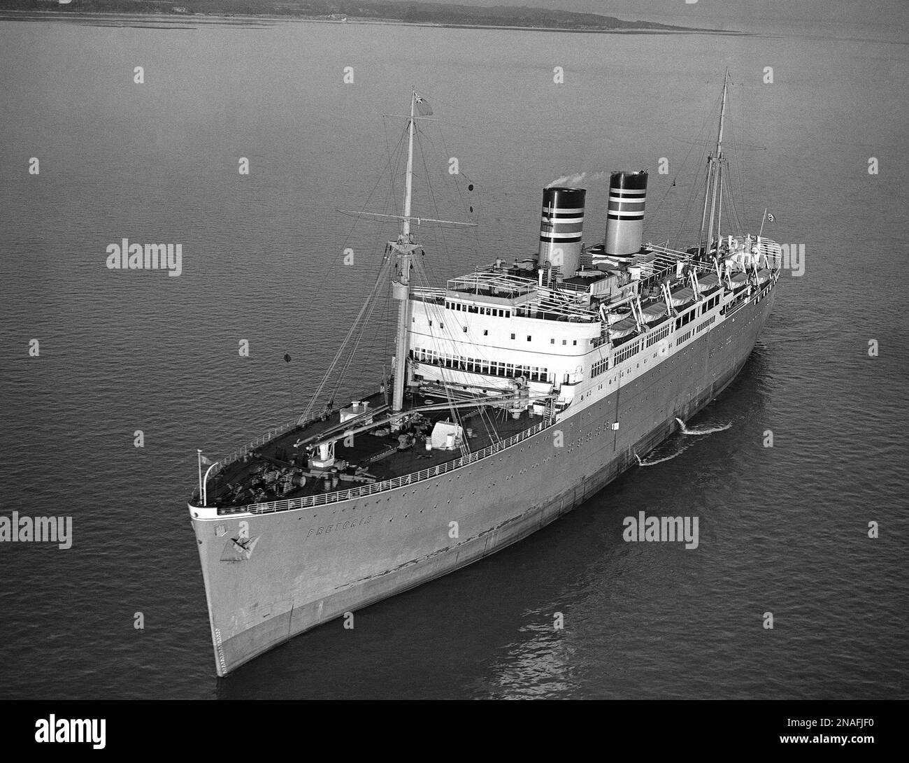 The new German East Africa line steamer Pretoria ran aground in the ...