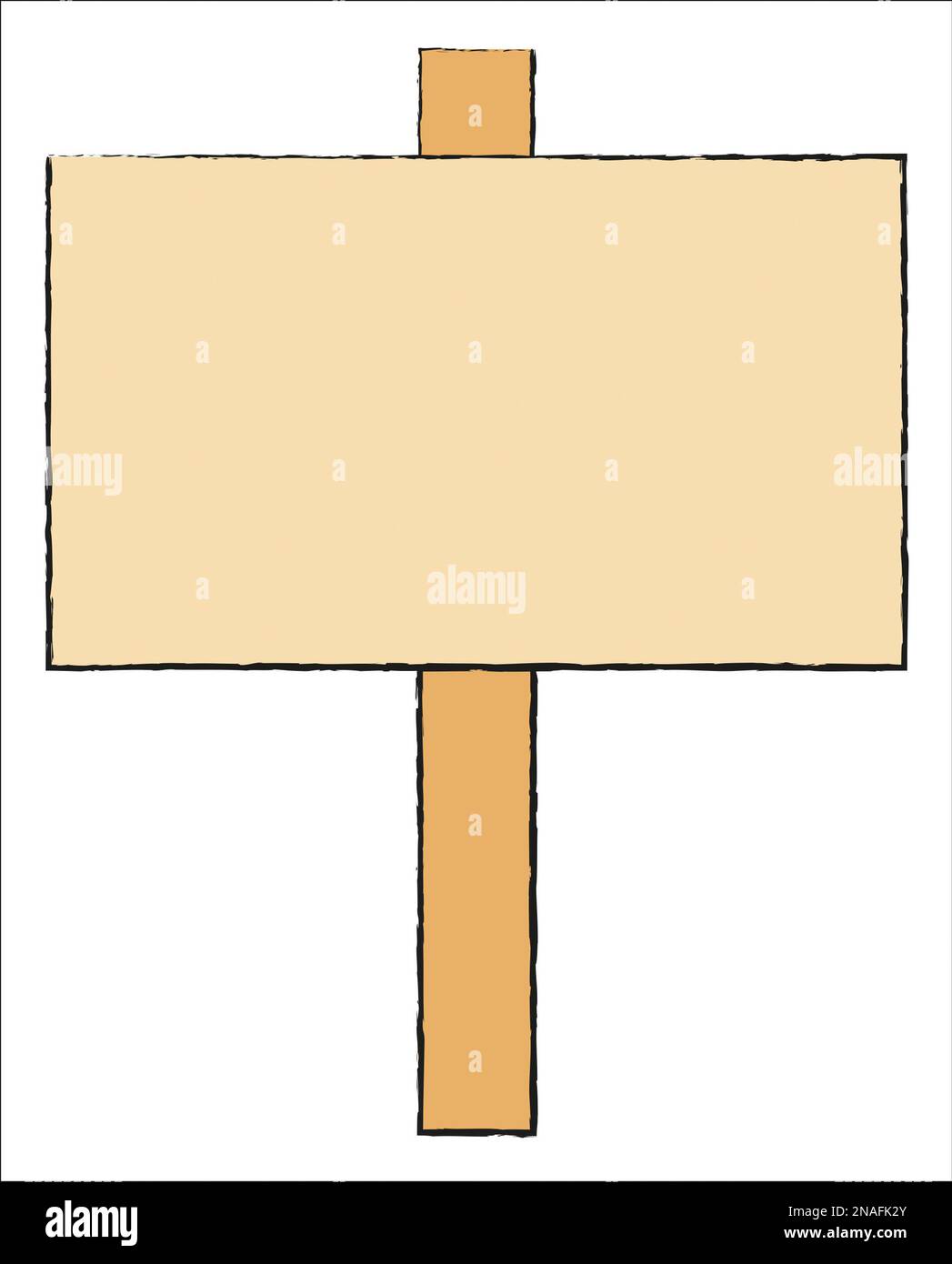 Illustration of a signpost Stock Photo - Alamy