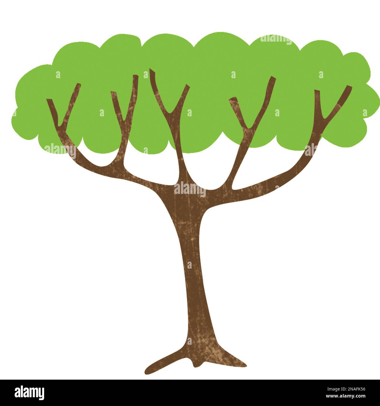 Illustration of a tree Stock Photo - Alamy