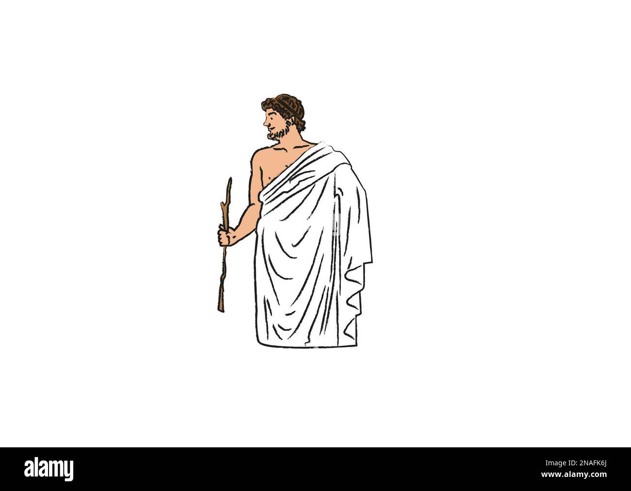 Ancient Greek man Stock Photo - Alamy